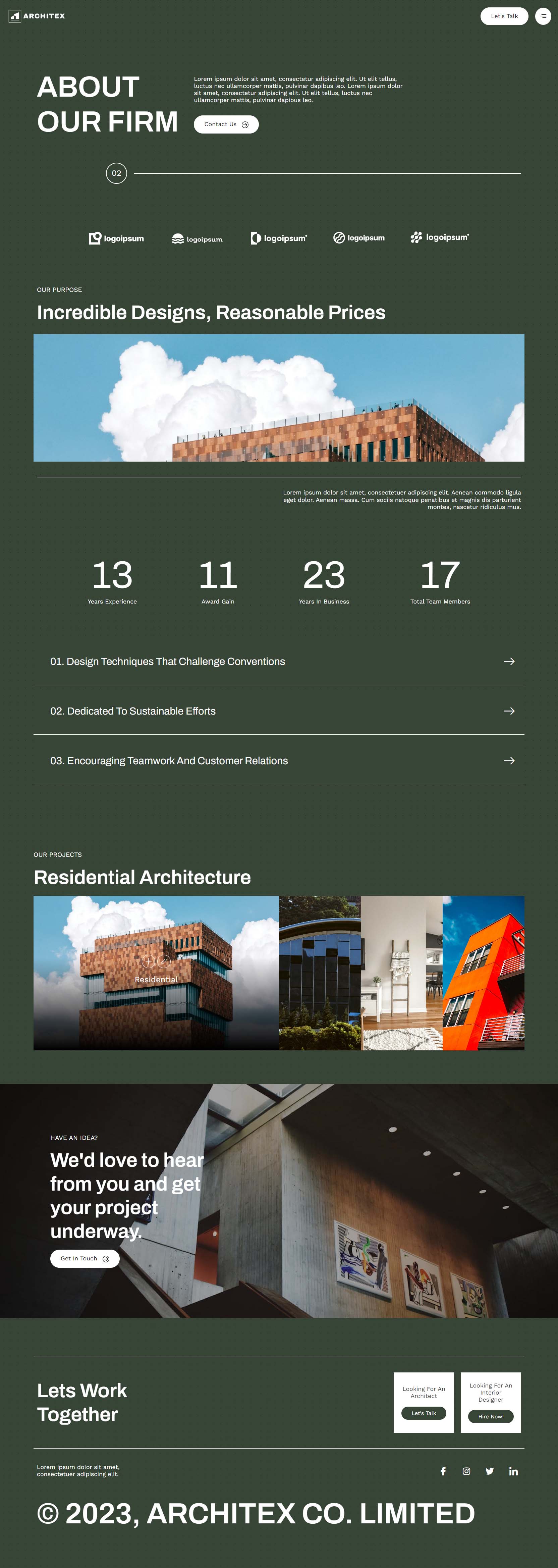 Architex - Architecture & Interior Design Elementor Template Kit by DesignSutra